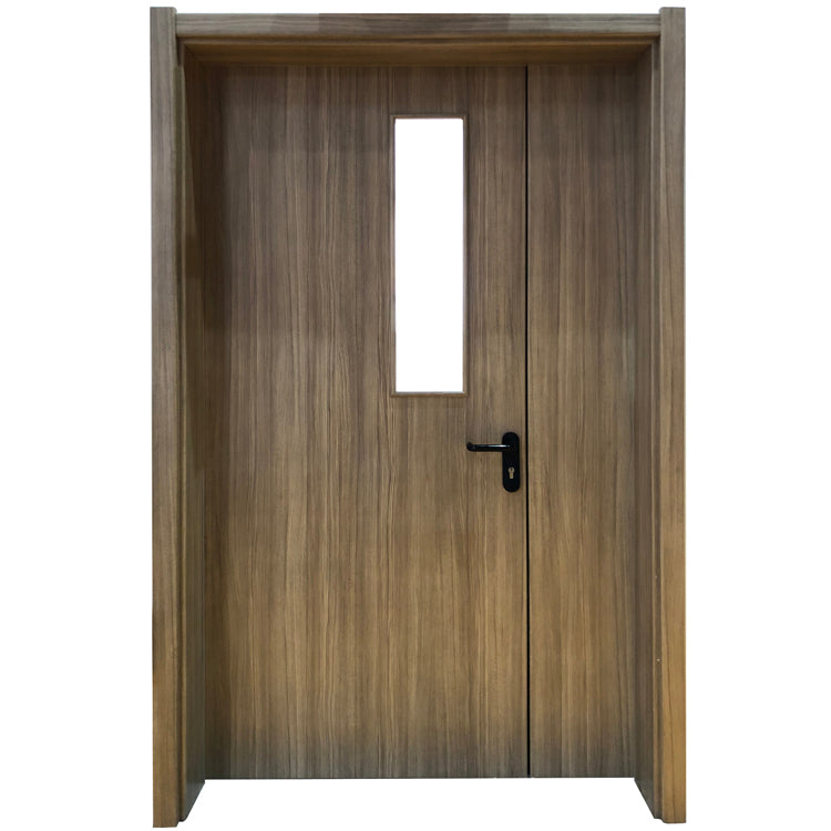 Certificated Fire Rated Wooden Interior School Classroom Door With Gla ...